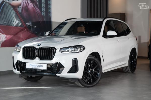 Balts BMW X3 2022 Kauņa, ar dzinēja tilpumu 2.00 L un nobraukumu 80 tūkst. km par 44371 €, foto 1 vietnē AUTOMOTO.COM.LV