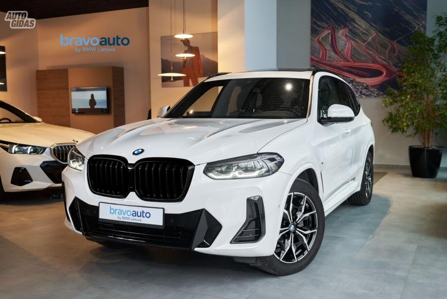 Balts BMW X3 2022 Kauņa, ar dzinēja tilpumu 2.00 L un nobraukumu 96 tūkst. km par 39981 €, foto 1 vietnē AUTOMOTO.COM.LV