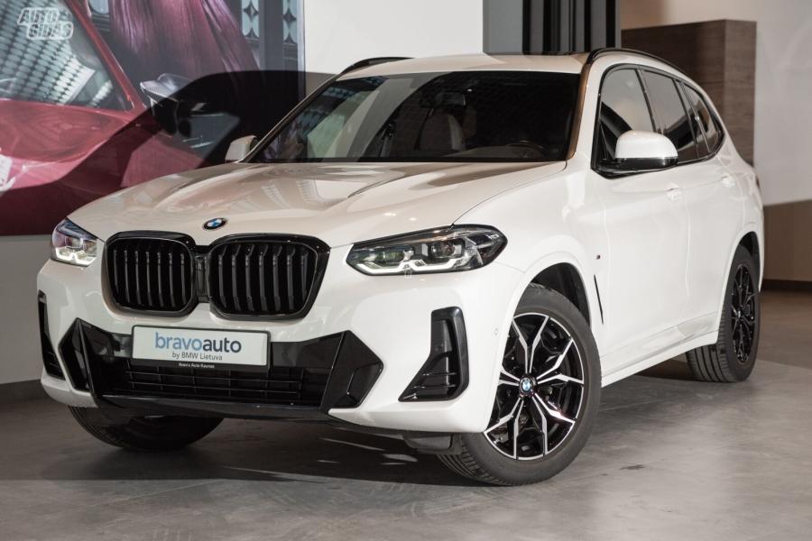 White BMW X3 2022 in Kaunas, with an engine capacity of 2.00 L and mileage of 96 thousand km for 39600 €, photo 1 on AUTOMOTO.COM.LV
