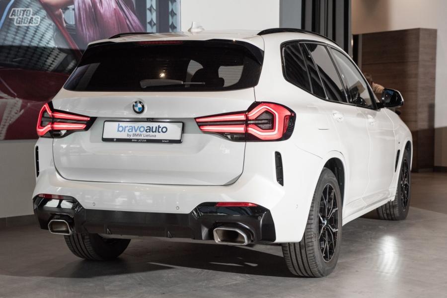 White BMW X3 2022 in Kaunas, with an engine capacity of 2.00 L and mileage of 96 thousand km for 39600 €, photo 6 on AUTOMOTO.COM.LV