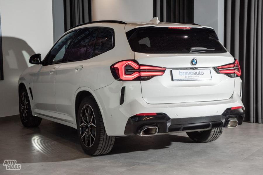 White BMW X3 2022 in Kaunas, with an engine capacity of 2.00 L and mileage of 96 thousand km for 39600 €, photo 8 on AUTOMOTO.COM.LV