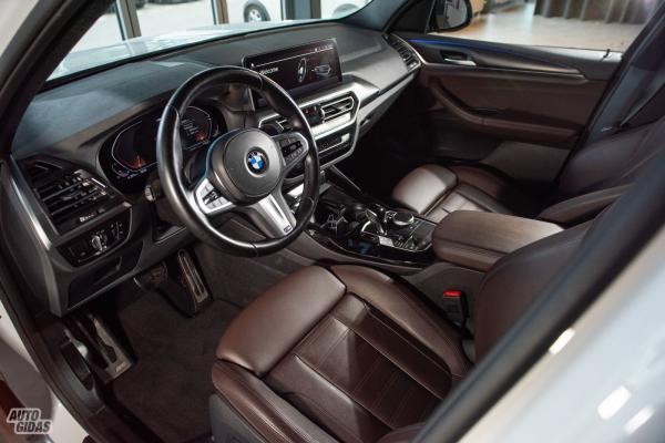 White BMW X3 2022 in Kaunas, with an engine capacity of 2.00 L and mileage of 96 thousand km for 39600 €, photo 10 on AUTOMOTO.COM.LV