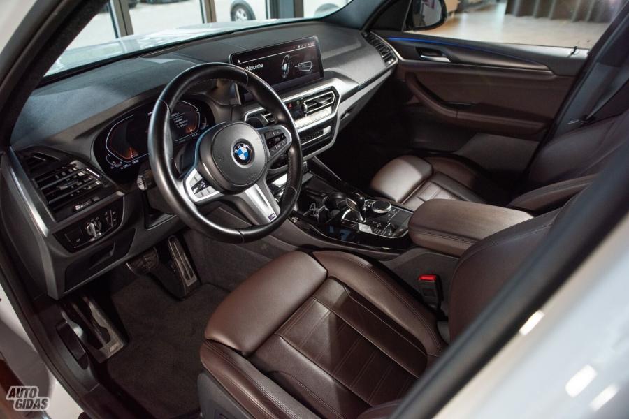 White BMW X3 2022 in Kaunas, with an engine capacity of 2.00 L and mileage of 96 thousand km for 39600 €, photo 11 on AUTOMOTO.COM.LV