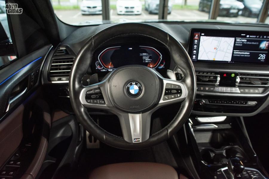 White BMW X3 2022 in Kaunas, with an engine capacity of 2.00 L and mileage of 96 thousand km for 39600 €, photo 16 on AUTOMOTO.COM.LV