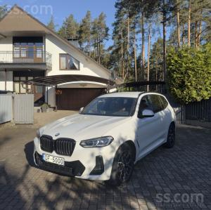 Balts BMW X3 2022 Rīga, ar dzinēja tilpumu 2.00 L un nobraukumu 78 tūkst. km par 48500 €, foto  vietnē AUTOMOTO.COM.LV