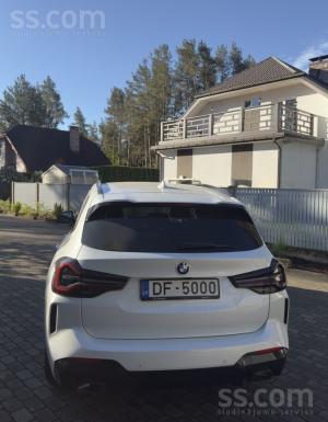 White BMW X3 2022 in Riga, with an engine capacity of 2.00 L and mileage of 78 thousand km for 48500 €, photo 6 on AUTOMOTO.COM.LV