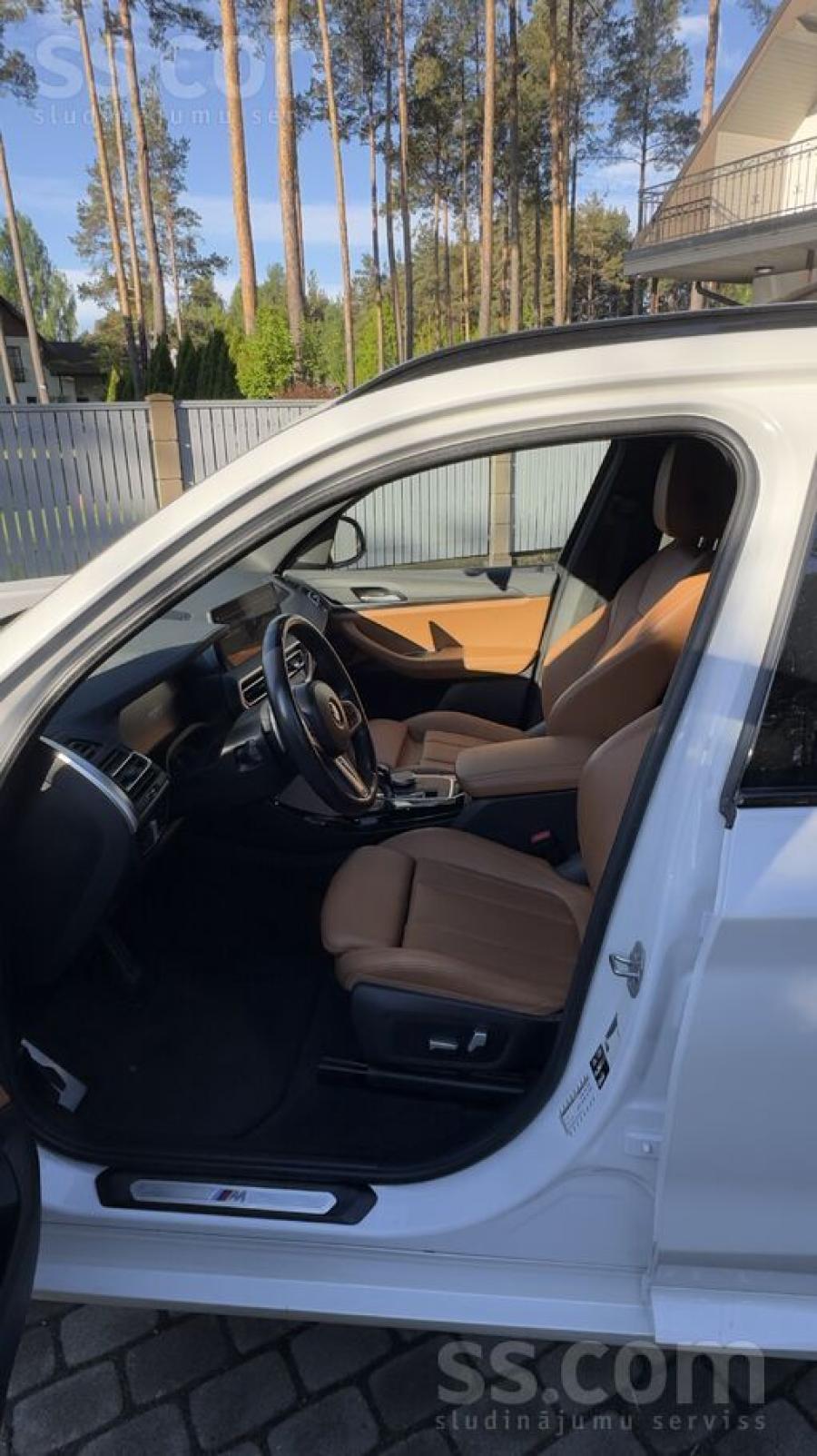 White BMW X3 2022 in Riga, with an engine capacity of 2.00 L and mileage of 78 thousand km for 48500 €, photo 10 on AUTOMOTO.COM.LV