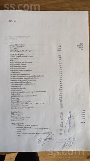 White BMW X3 2022 in Riga, with an engine capacity of 2.00 L and mileage of 78 thousand km for 48500 €, photo 23 on AUTOMOTO.COM.LV