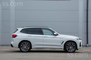 White BMW X3 2022 in Riga, with an engine capacity of 2.00 L and mileage of 43 thousand km for 42500 €, photo 5 on AUTOMOTO.COM.LV