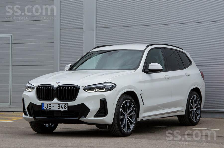White BMW X3 2022 in Riga, with an engine capacity of 2.00 L and mileage of 43 thousand km for 42500 €, photo 14 on AUTOMOTO.COM.LV