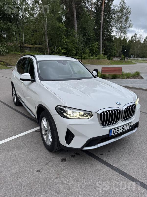 Balts BMW X3 2022 Rīga, ar dzinēja tilpumu 2.00 L un nobraukumu 56 tūkst. km par 32000 €, foto 3 vietnē AUTOMOTO.COM.LV