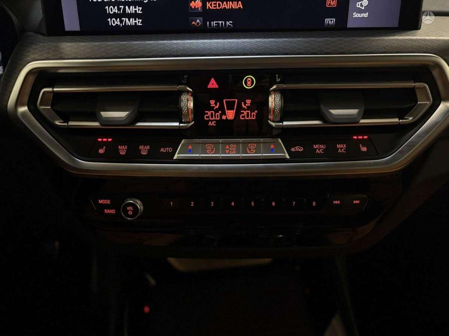 Balts BMW X3 2022 Viļņa, ar dzinēja tilpumu 2.00 L un nobraukumu 88 tūkst. km par 32400 €, foto 25 vietnē AUTOMOTO.COM.LV