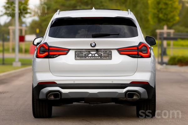White BMW X3 2022 in Jelgava, with an engine capacity of 2.00 L and mileage of 0 thousand km for 27500 €, photo 5 on AUTOMOTO.COM.LV