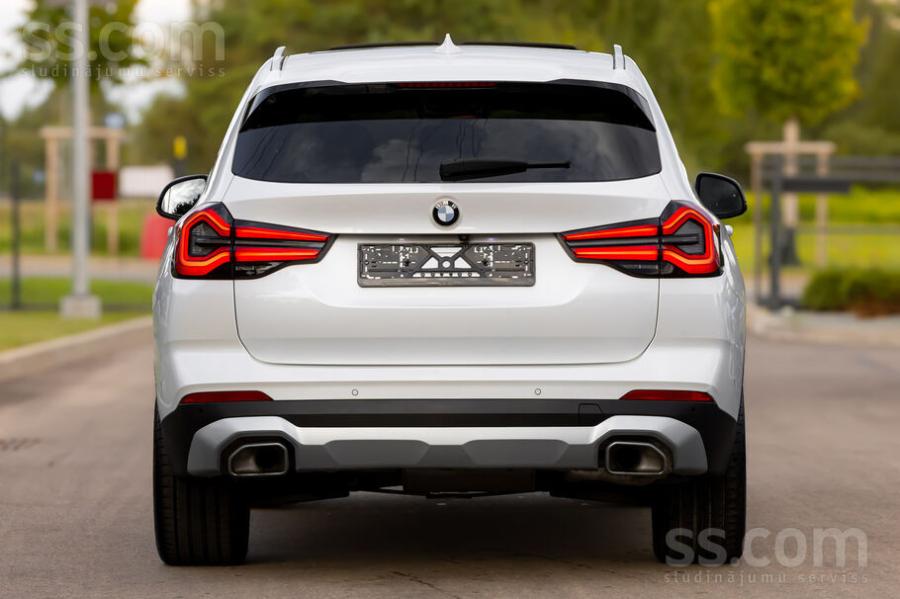 Balts BMW X3 2022 Jelgava, ar dzinēja tilpumu 2.00 L un nobraukumu 0 tūkst. km par 27500 €, foto 6 vietnē AUTOMOTO.COM.LV