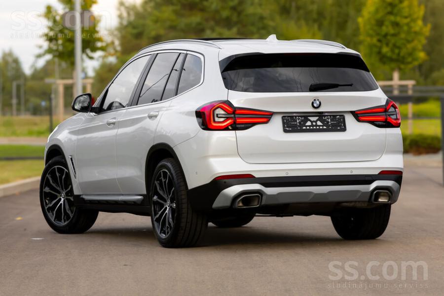 Balts BMW X3 2022 Jelgava, ar dzinēja tilpumu 2.00 L un nobraukumu 0 tūkst. km par 27500 €, foto 7 vietnē AUTOMOTO.COM.LV