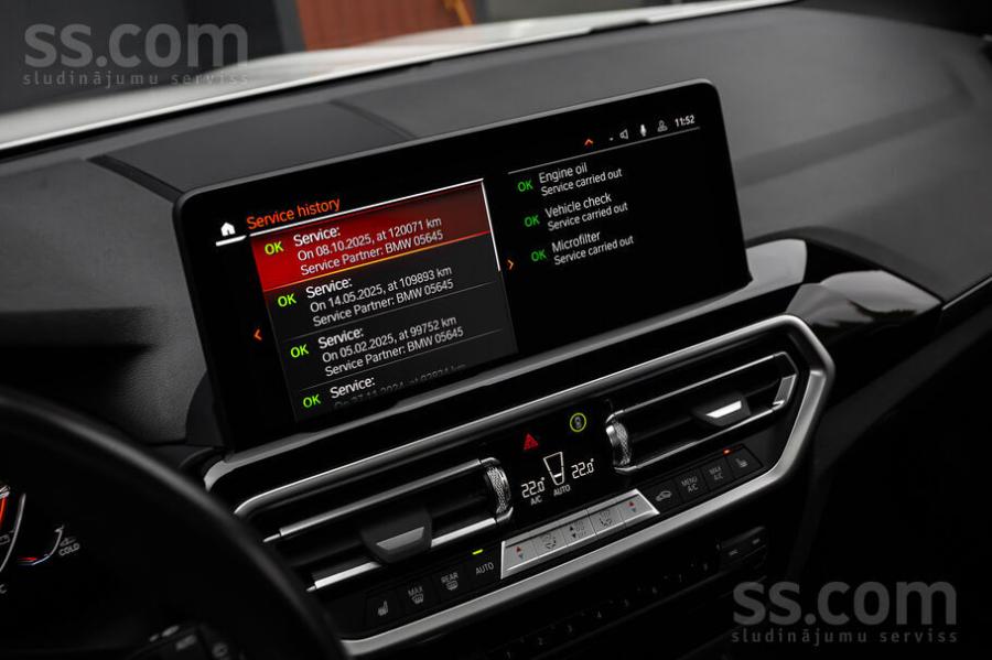 Balts BMW X3 2022 Jelgava, ar dzinēja tilpumu 2.00 L un nobraukumu 0 tūkst. km par 27500 €, foto 25 vietnē AUTOMOTO.COM.LV