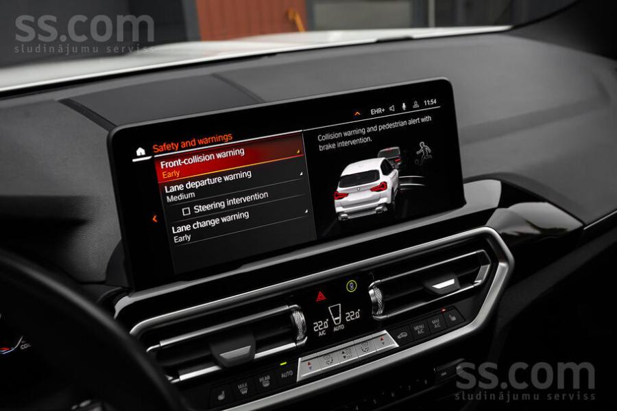 Balts BMW X3 2022 Jelgava, ar dzinēja tilpumu 2.00 L un nobraukumu 0 tūkst. km par 27500 €, foto 32 vietnē AUTOMOTO.COM.LV