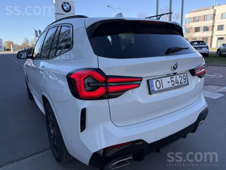 White BMW X3 2023 in Riga, with an engine capacity of 2.00 L and mileage of 137 thousand km for 38500 €, photo 15 on AUTOMOTO.COM.LV