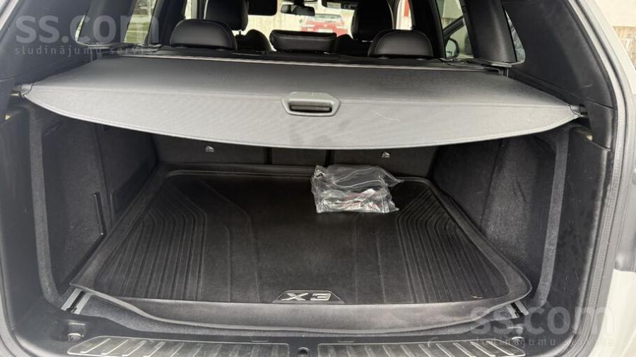 White BMW X3 2023 in Riga, with an engine capacity of 2.00 L and mileage of 137 thousand km for 38500 €, photo 23 on AUTOMOTO.COM.LV