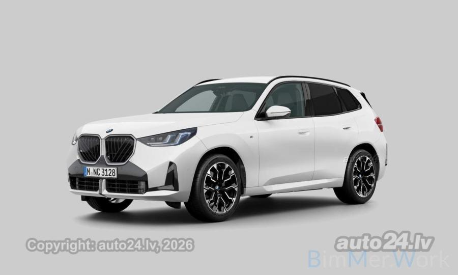 Balts BMW X3 2025 Tallina, ar dzinēja tilpumu 2.00 L un nobraukumu 26 tūkst. km par 58990 €, foto 1 vietnē AUTOMOTO.COM.LV