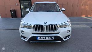 White BMW X3 2016 in Vilnius, with an engine capacity of 2.00 L and mileage of 332 thousand km for 12000 €, photo  on AUTOMOTO.COM.LV