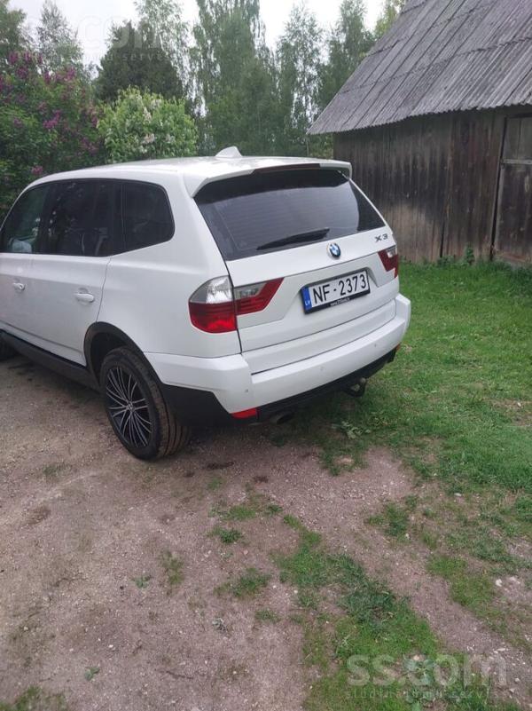 Balts BMW X3 2009 Alūksne, ar dzinēja tilpumu 2.00 L un nobraukumu 350 tūkst. km par 5000 €, foto 2 vietnē AUTOMOTO.COM.LV