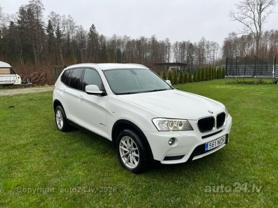 White BMW X3 2013 in Tallinn, with an engine capacity of 2.00 L and mileage of 281 thousand km for 12900 €, photo 3 on AUTOMOTO.COM.LV