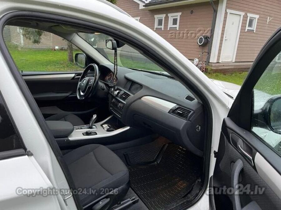 White BMW X3 2013 in Tallinn, with an engine capacity of 2.00 L and mileage of 281 thousand km for 12900 €, photo 8 on AUTOMOTO.COM.LV