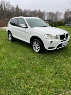 White BMW X3 2013 in Tallinn, with an engine capacity of 2.00 L and mileage of 281 thousand km for 12900 €, photo 10 on AUTOMOTO.COM.LV