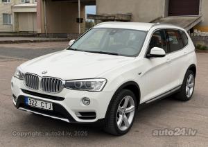 Balts BMW X3 2017 Tallina, ar dzinēja tilpumu 2.00 L un nobraukumu 142 tūkst. km par 19900 €, foto  vietnē AUTOMOTO.COM.LV