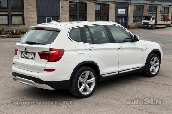 White BMW X3 2017 in Tallinn, with an engine capacity of 2.00 L and mileage of 142 thousand km for 19900 €, photo 5 on AUTOMOTO.COM.LV