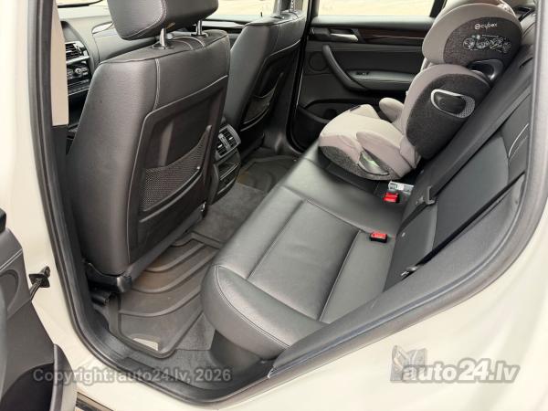 White BMW X3 2017 in Tallinn, with an engine capacity of 2.00 L and mileage of 142 thousand km for 19900 €, photo 10 on AUTOMOTO.COM.LV