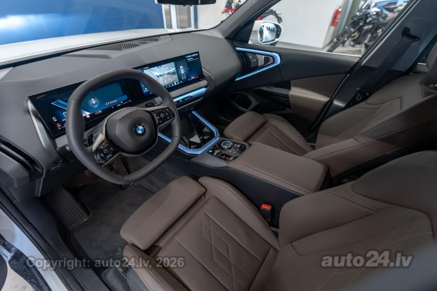 White BMW X3 2026 in Tallinn, with an engine capacity of 2.00 L and mileage of 7 thousand km for 53530 €, photo 9 on AUTOMOTO.COM.LV