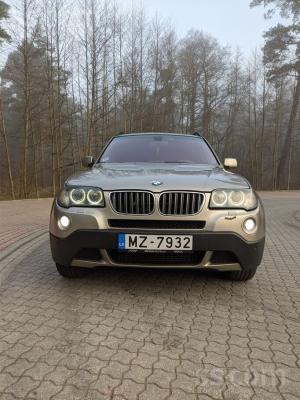 Dzeltens BMW X3 2006 Ventspils, ar dzinēja tilpumu 3.00 L un nobraukumu 245 tūkst. km par 4200 €, foto  vietnē AUTOMOTO.COM.LV