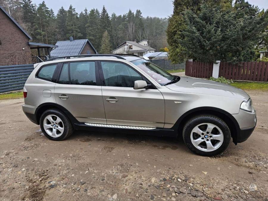 Yellow BMW X3 2007 in Prienai, with an engine capacity of 2.99 L and mileage of 312 thousand km for 3600 €, photo 3 on AUTOMOTO.COM.LV