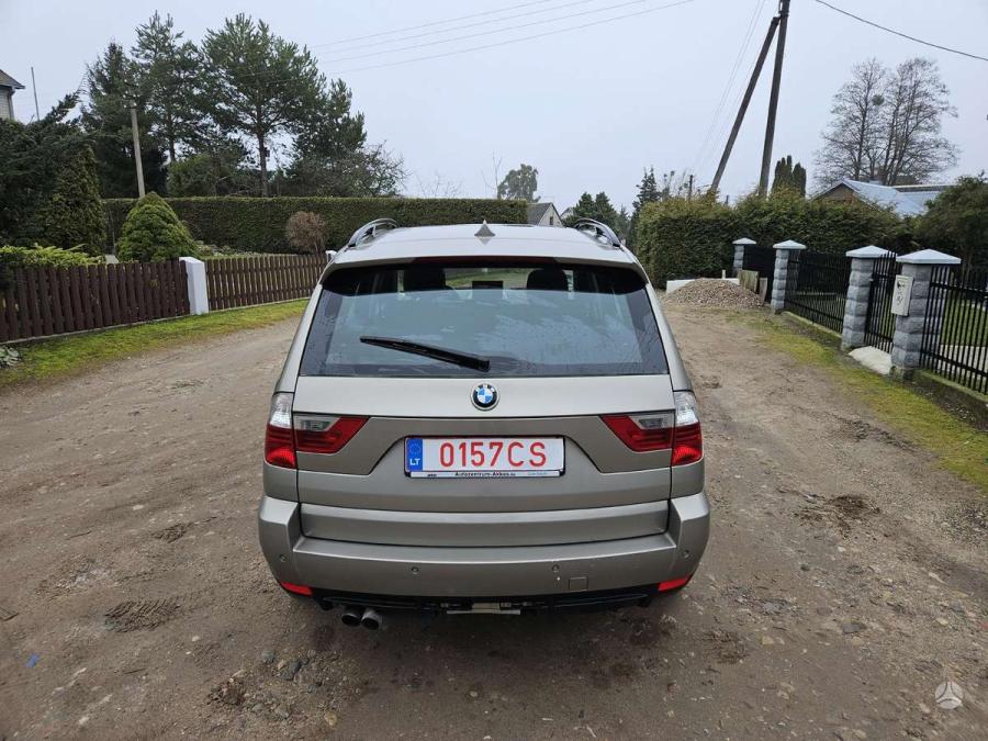 Yellow BMW X3 2007 in Prienai, with an engine capacity of 2.99 L and mileage of 312 thousand km for 3600 €, photo 6 on AUTOMOTO.COM.LV