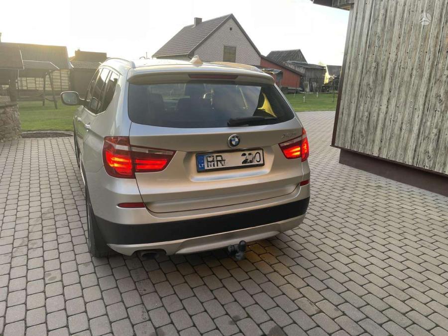 Yellow BMW X3 2011 in Plunge, with an engine capacity of 2.00 L and mileage of 338 thousand km for 8600 €, photo 4 on AUTOMOTO.COM.LV