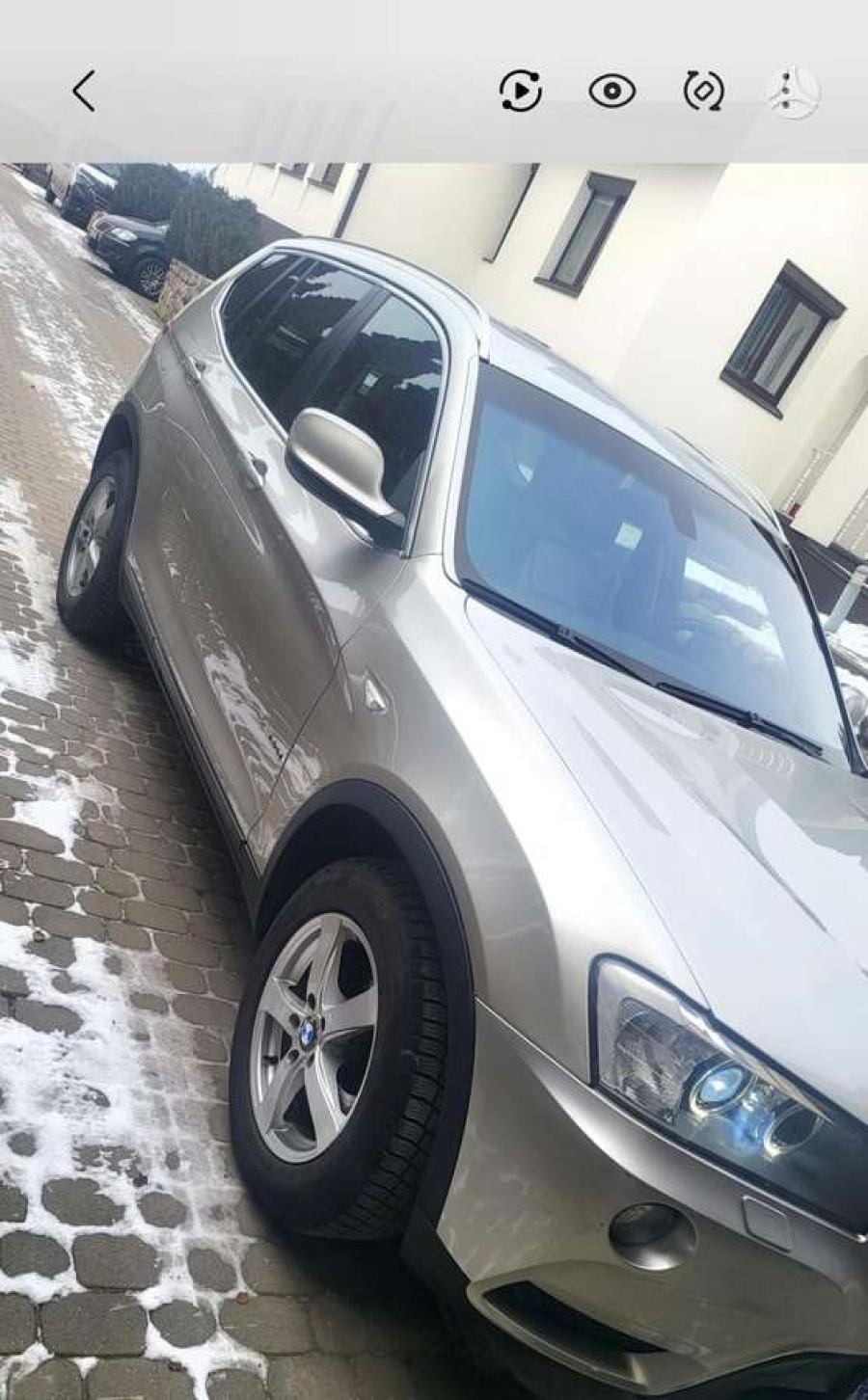 Yellow BMW X3 2011 in Vilnius, with an engine capacity of 2.00 L and mileage of 280 thousand km for 13500 €, photo 2 on AUTOMOTO.COM.LV
