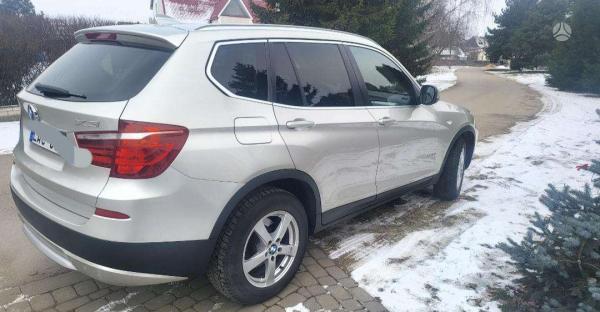 Dzeltens BMW X3 2011 Viļņa, ar dzinēja tilpumu 2.00 L un nobraukumu 280 tūkst. km par 13500 €, foto 3 vietnē AUTOMOTO.COM.LV
