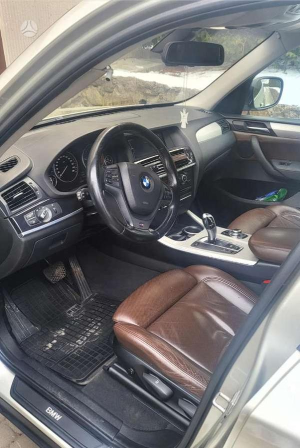 Dzeltens BMW X3 2011 Viļņa, ar dzinēja tilpumu 2.00 L un nobraukumu 280 tūkst. km par 13500 €, foto 6 vietnē AUTOMOTO.COM.LV
