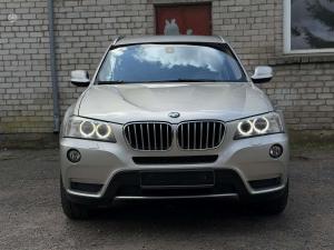 Yellow BMW X3 2011 in Kretinga, with an engine capacity of 2.00 L and mileage of 276 thousand km for 9300 €, photo  on AUTOMOTO.COM.LV