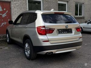 Yellow BMW X3 2011 in Kretinga, with an engine capacity of 2.00 L and mileage of 276 thousand km for 9300 €, photo 7 on AUTOMOTO.COM.LV