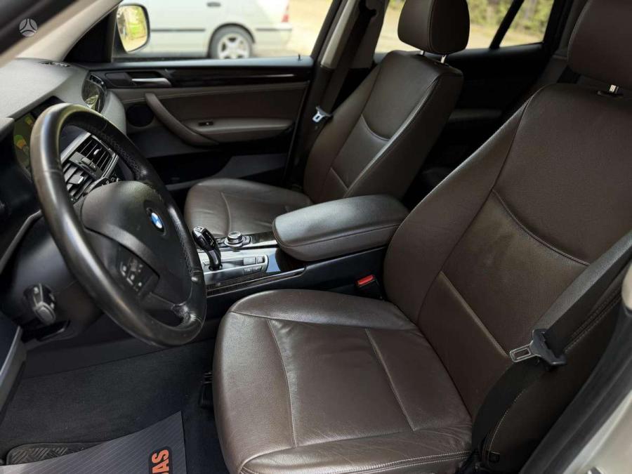 Yellow BMW X3 2011 in Kretinga, with an engine capacity of 2.00 L and mileage of 276 thousand km for 9300 €, photo 14 on AUTOMOTO.COM.LV