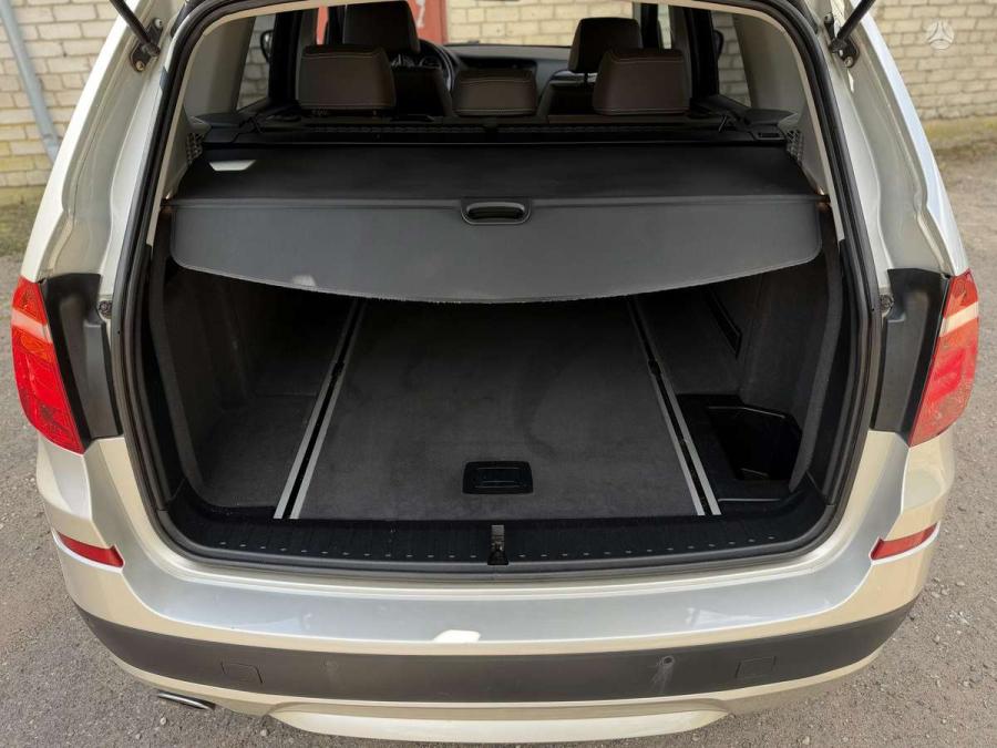 Yellow BMW X3 2011 in Kretinga, with an engine capacity of 2.00 L and mileage of 276 thousand km for 9300 €, photo 17 on AUTOMOTO.COM.LV