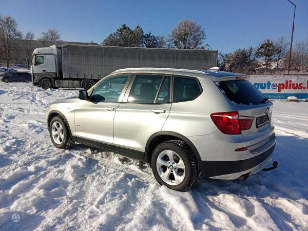 Yellow BMW X3 2012 in Alytus, with an engine capacity of 2.00 L and mileage of 268 thousand km for 8300 €, photo 2 on AUTOMOTO.COM.LV