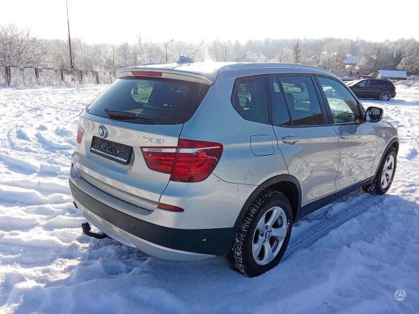 Yellow BMW X3 2012 in Alytus, with an engine capacity of 2.00 L and mileage of 268 thousand km for 8300 €, photo 3 on AUTOMOTO.COM.LV