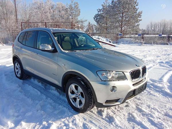 Yellow BMW X3 2012 in Alytus, with an engine capacity of 2.00 L and mileage of 268 thousand km for 8300 €, photo 4 on AUTOMOTO.COM.LV