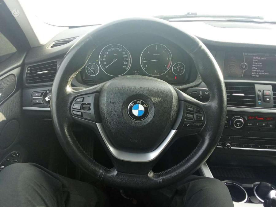 Dzeltens BMW X3 2012 Alīta, ar dzinēja tilpumu 2.00 L un nobraukumu 269 tūkst. km par 8700 €, foto 19 vietnē AUTOMOTO.COM.LV
