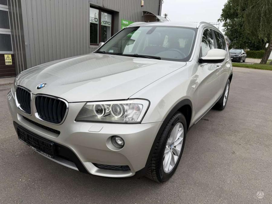 Yellow BMW X3 2012 in Joniskis, with an engine capacity of 2.00 L and mileage of 238 thousand km for 10250 €, photo 1 on AUTOMOTO.COM.LV