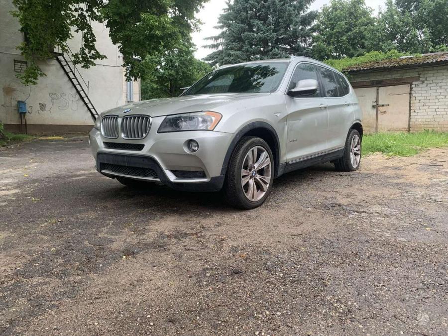 Yellow BMW X3 2012 in Kaunas, with an engine capacity of 2.98 L and mileage of 261 thousand km for 4500 €, photo 1 on AUTOMOTO.COM.LV